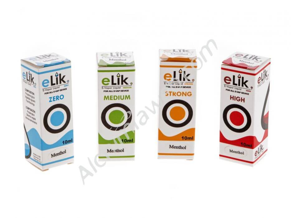 Vente de eLik Menthol
