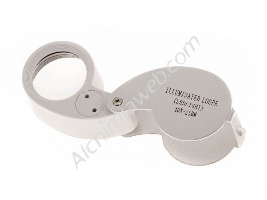 Lupa Fuzion 40x con LED