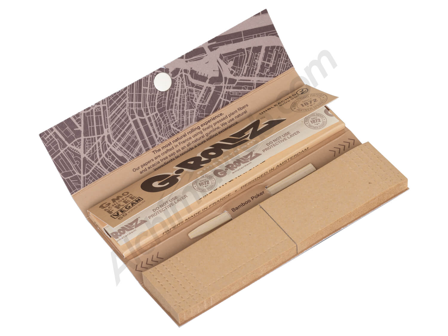 G-Rollz rolling paper+tips, beautiful Jimi Hendrix illustration